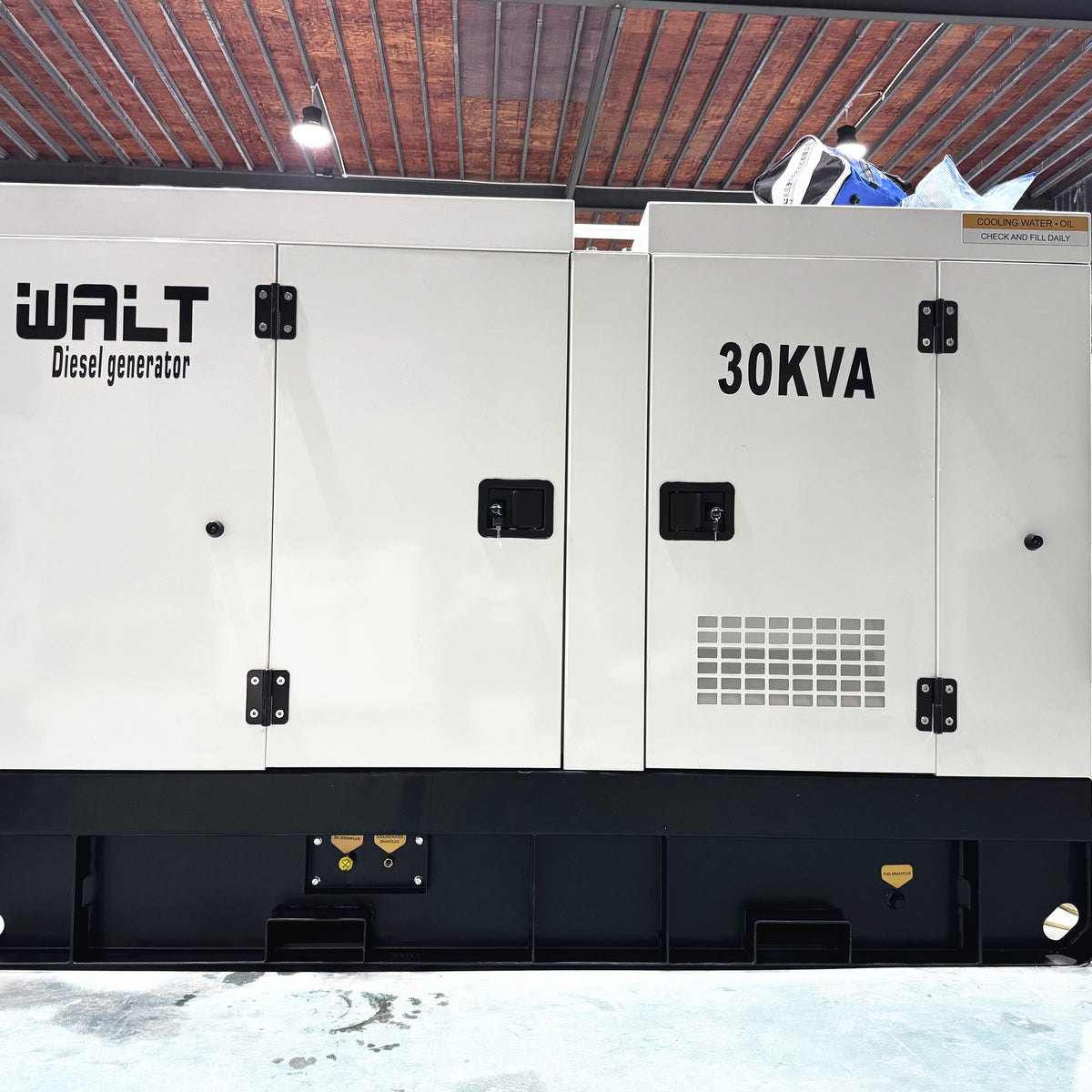 Walt Power GEN-DSL-SLT-WLT-15-1P 15KVA Silent Diesel Generator Set wit ...